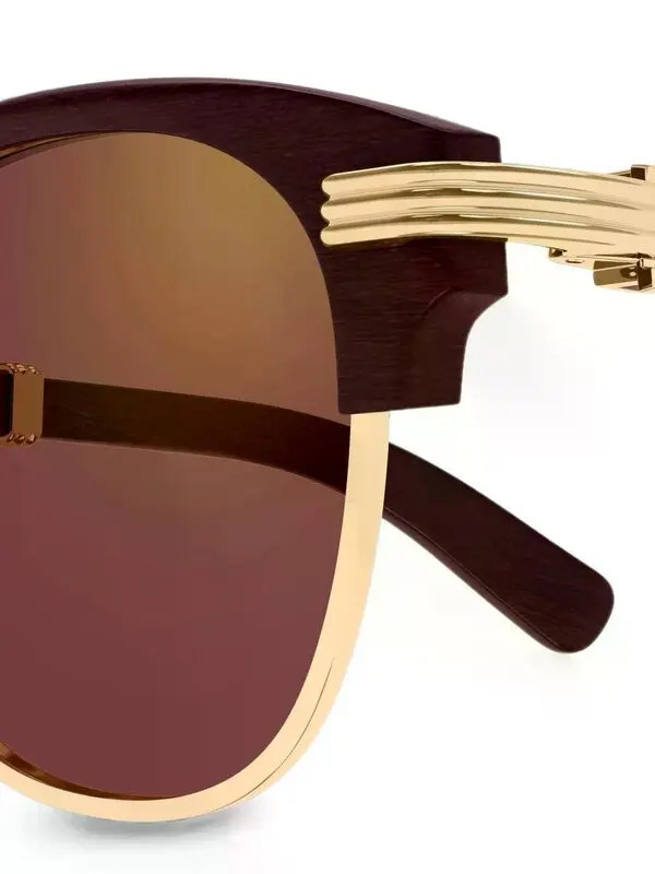 Cartier Logo-detail Sunglasses