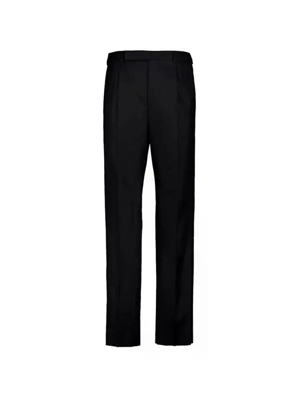 Saint Laurent Pleated Wool Trousers