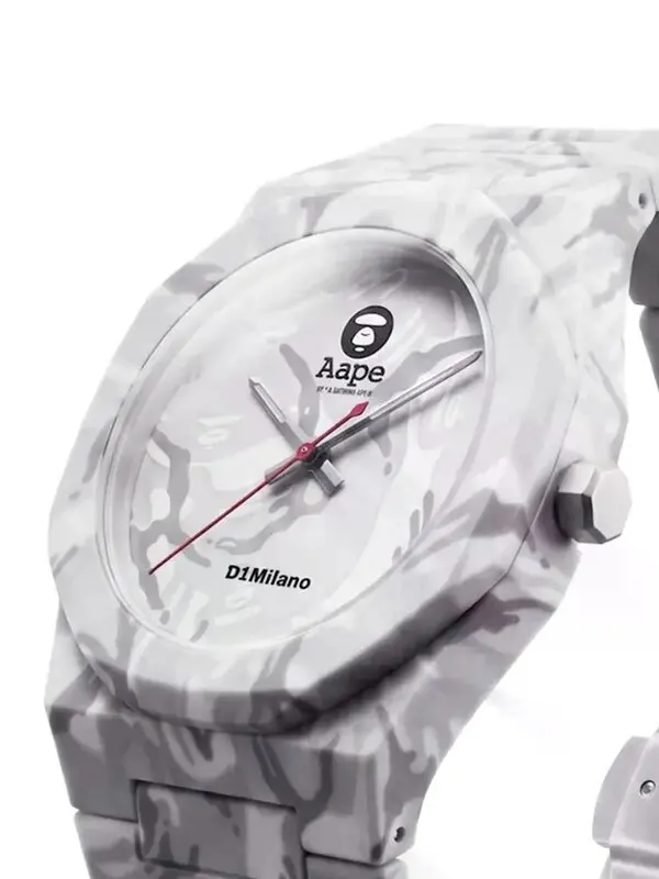 AAPE BY *A BATHING APE Xd1 40mm Watch - White