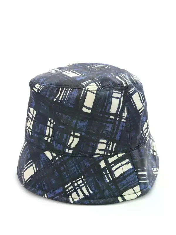 Prada 2010s Re-nylon Plaid Bucket Hat
