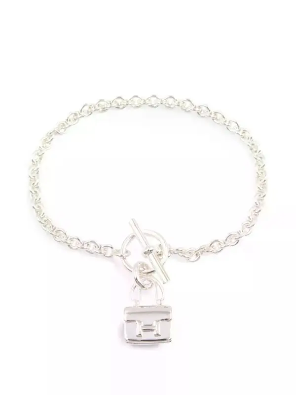 Hermès 2010s Amulettes Constance Bracelet - Silver