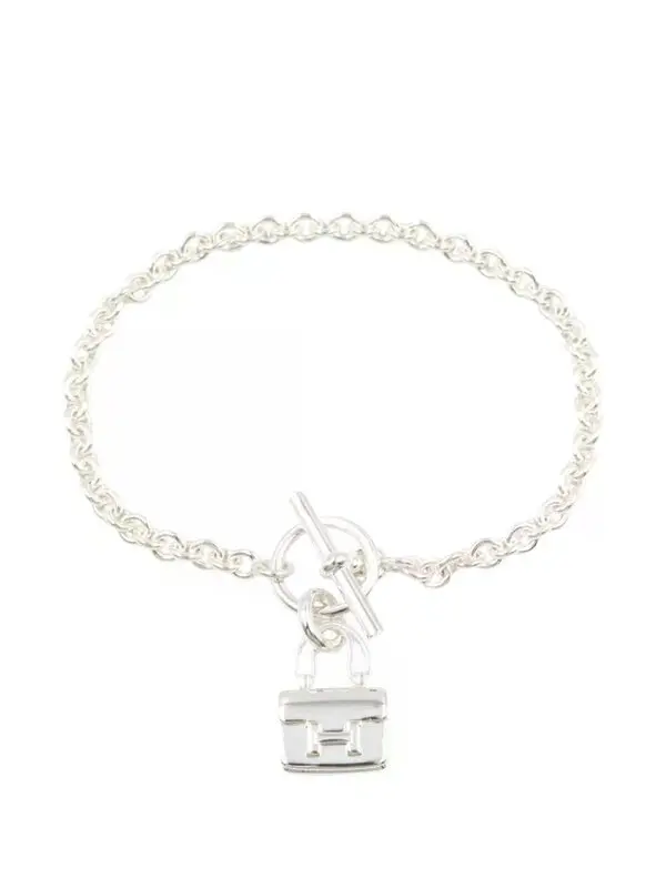 Hermès 2010s Amulettes Constance Bracelet - Silver