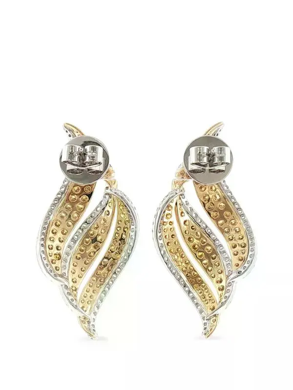 HYT JEWELRY Diamond Leaf Earrings