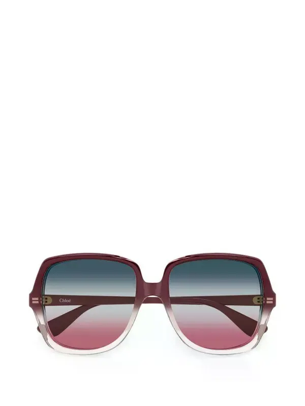 Chloé Square-frame Sunglasses - Red