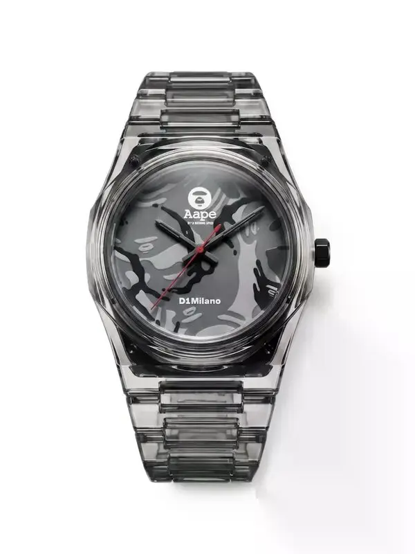 AAPE BY *A BATHING APE X D1 Nylon 39mm Watch - Grey