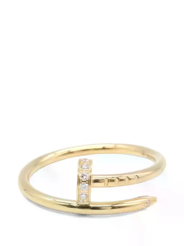 Cartier 2010s Juste Un Clou Diamond Ring - Pink