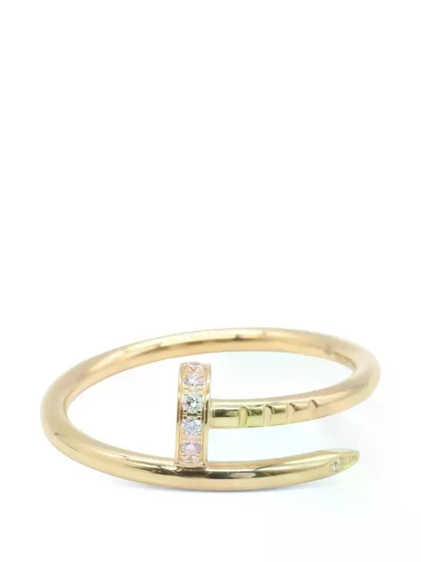Cartier 2010s Juste Un Clou Diamond Ring - Pink