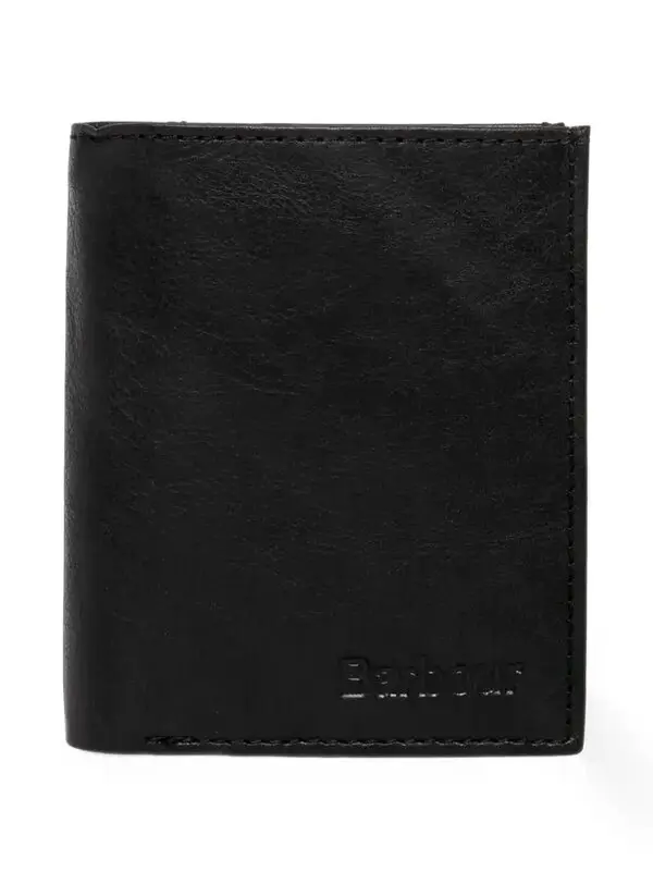 Barbour Colwell Logo-debossed Leather Wallet