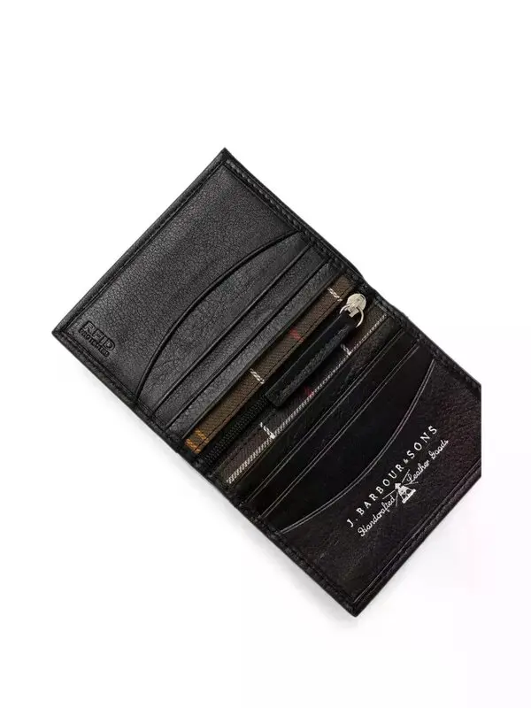 Barbour Colwell Logo-debossed Leather Wallet