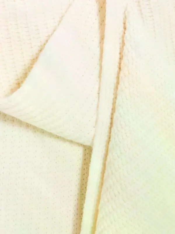 Lacoste Fringed Chunky-knit Scarf