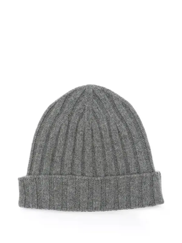 FILIPPO DE LAURENTIIS Ribbed-knit Beanie Hat