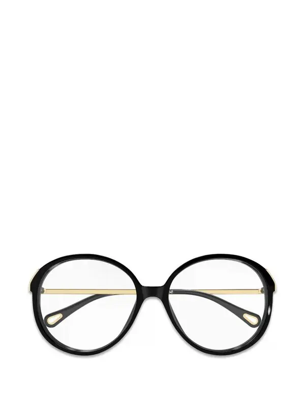 Chloé Round-frame Glasses - Black