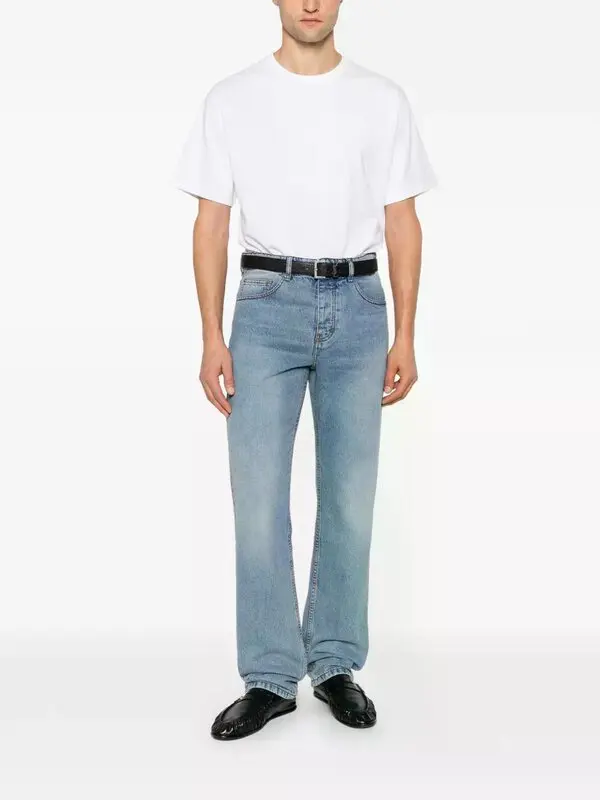 Saint Laurent Cassandre-embroidered T-shirt