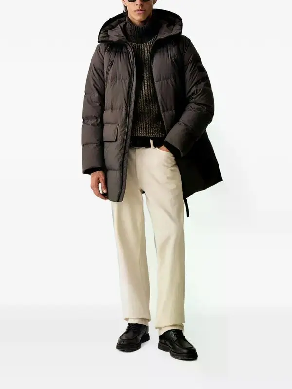 Marc O'polo Padded Hooded Jacket - Brown