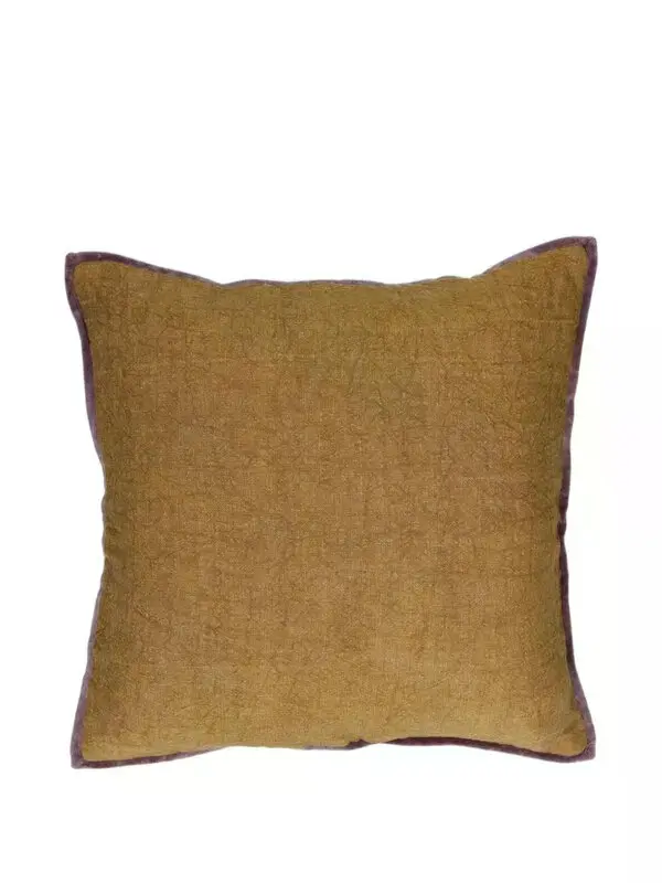 POMAX Alpha Opposites Velvet-reverse Cushion - Neutrals