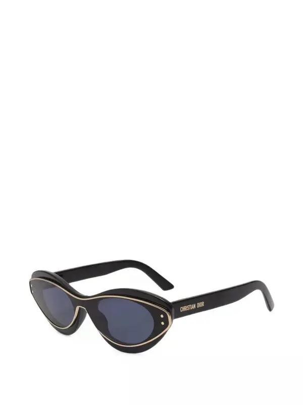Dior 2010s Diormeteor Cat-eye Sunglasses - Black
