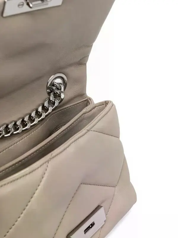 Armani Exchange Quilted Leather Shoulder Bag