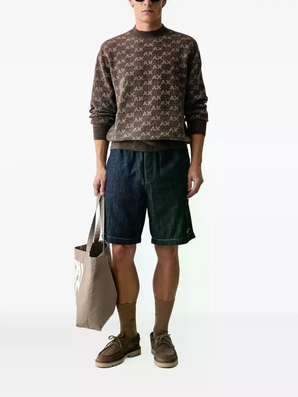 Armani Exchange Logo-pattern Sweater