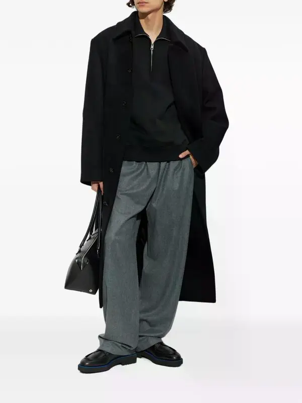 LANVIN Fluid Wool Flannel Trousers