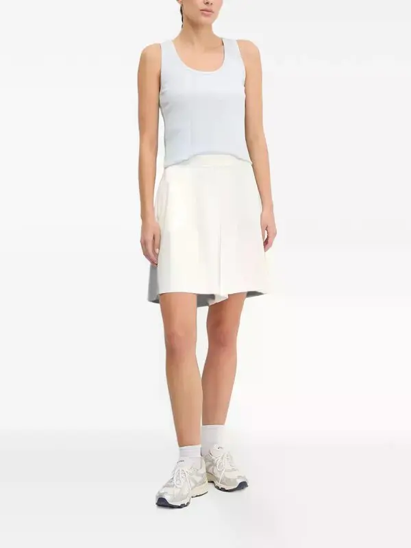 SPORTALM Ribbed-knit Rhinestone-embellished Tank Top