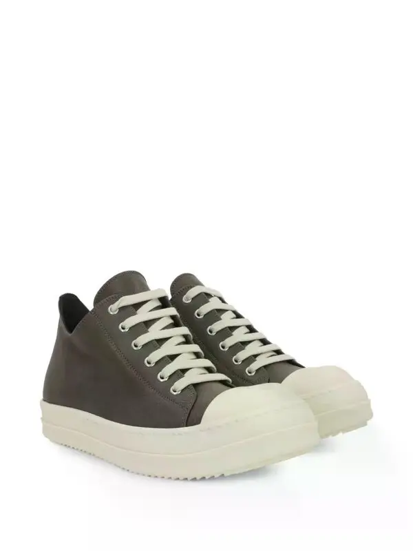 Rick Owens Contrast-toe Low-top Sneakers - Grey