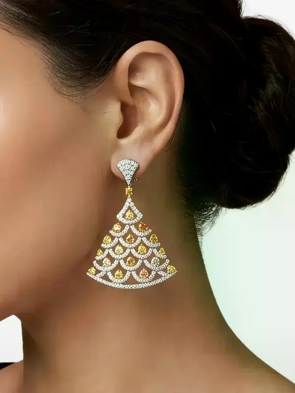 HYT JEWELRY Diamond Drop Earrings