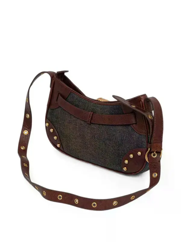 Miss Sixty Denim-finish Shoulder Bag - Blue
