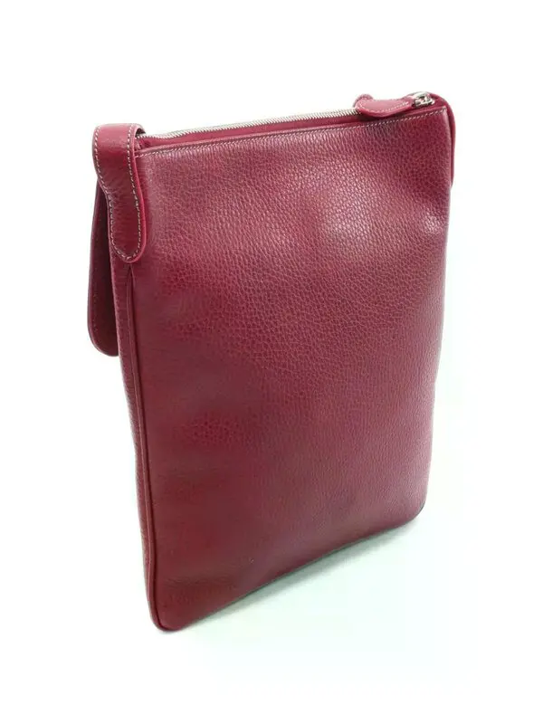 Loewe 2000s Buckle Leather Shoulder Bag
