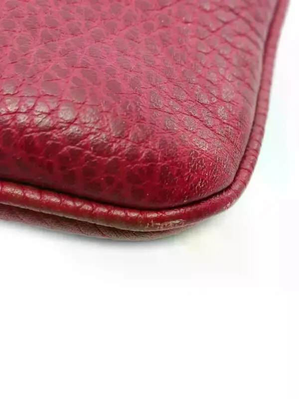 Loewe 2000s Buckle Leather Shoulder Bag