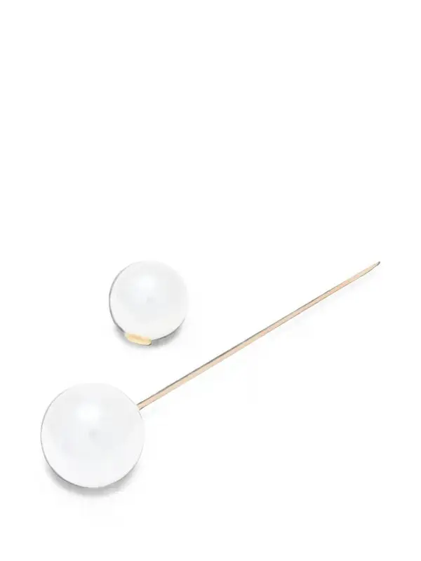 Emporio Armani Pearl-effect Decorative-sphere Brooch