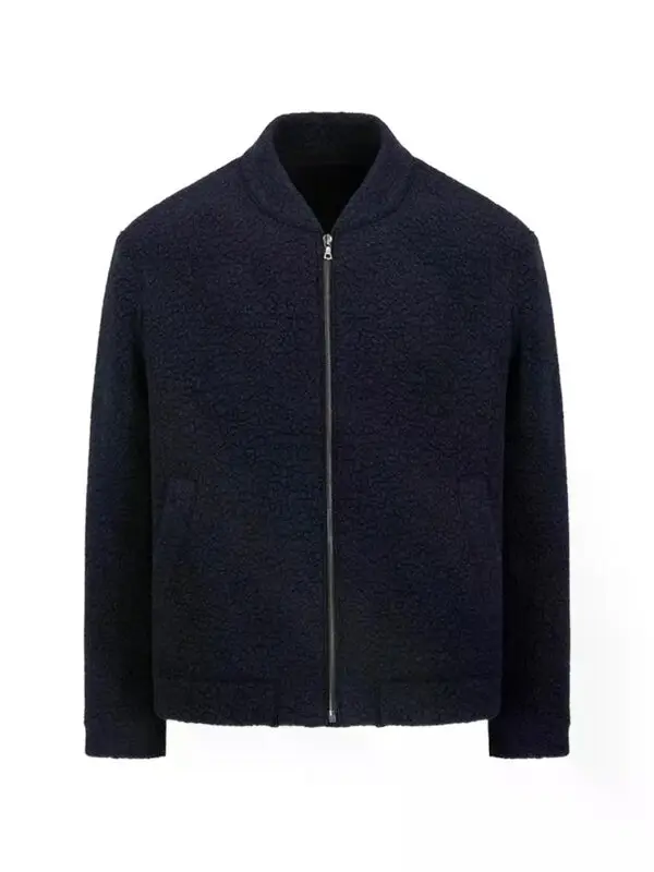 Harris Wharf London Bouclé-knit Bomber Jacket