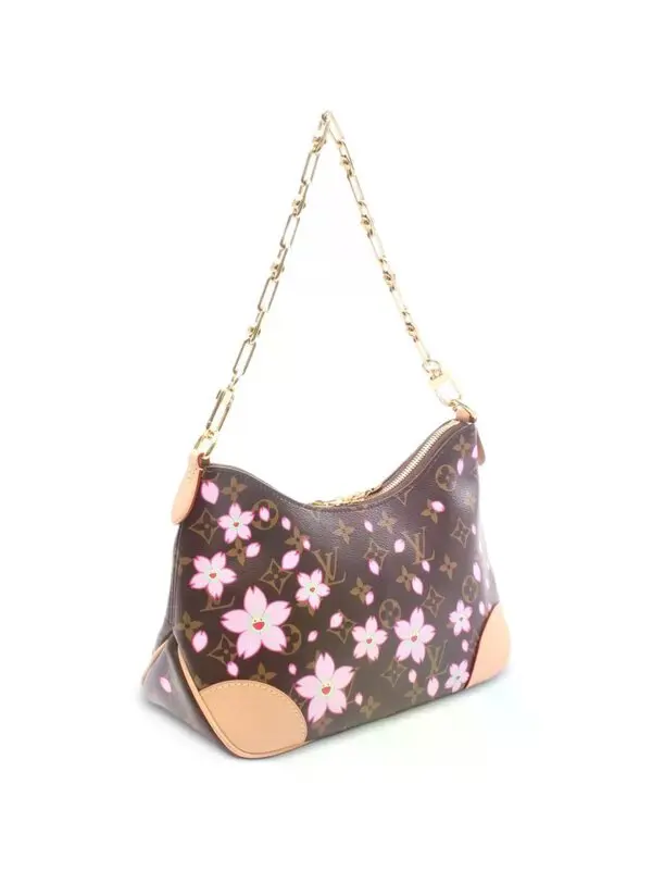 LOUIS VUITTON 2021s Pm X Murakami Monogram Boulogne Handbag