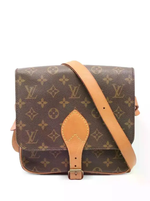 LOUIS VUITTON 1988 Cartesier Mm Monogram Shoulder Bag