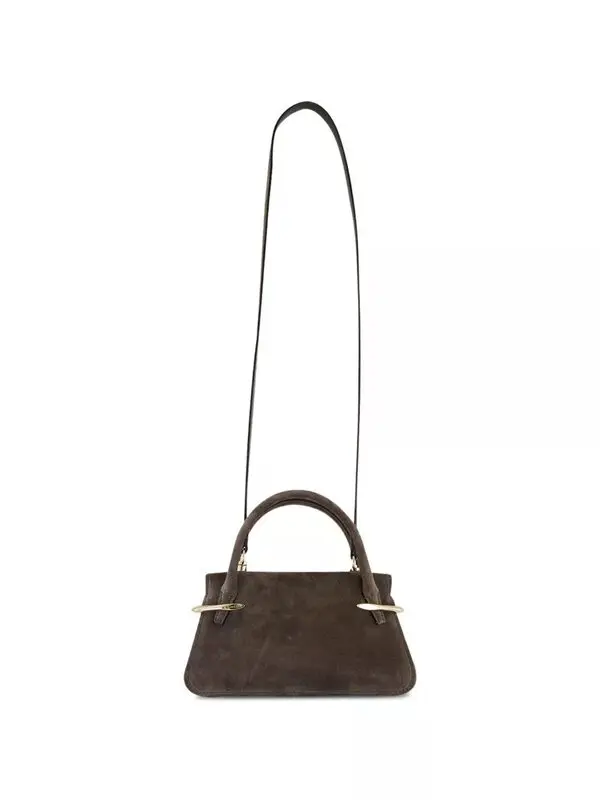 Givenchy Mini Pinch Suede Tote Bag - Grey