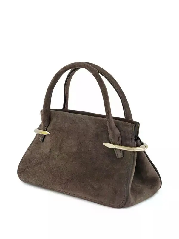 Givenchy Mini Pinch Suede Tote Bag - Grey