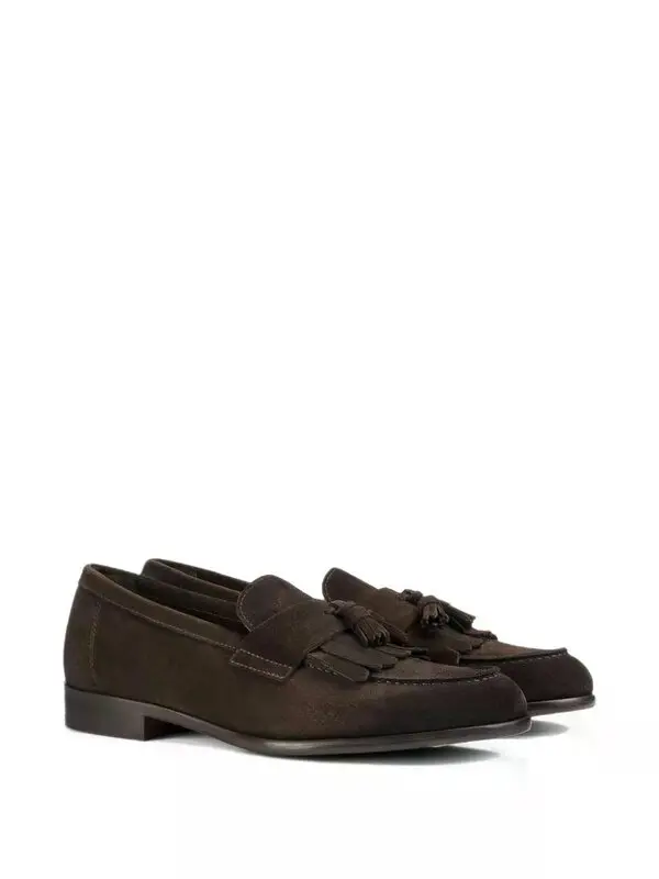 DOUCAL'S Fringed Tassel Loafers