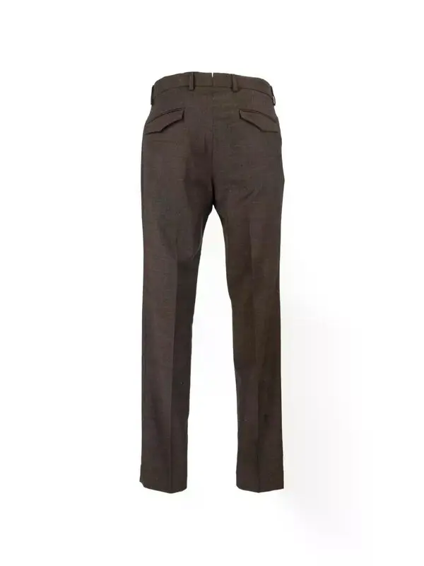 Incotex Pleated Wool-blend Trousers