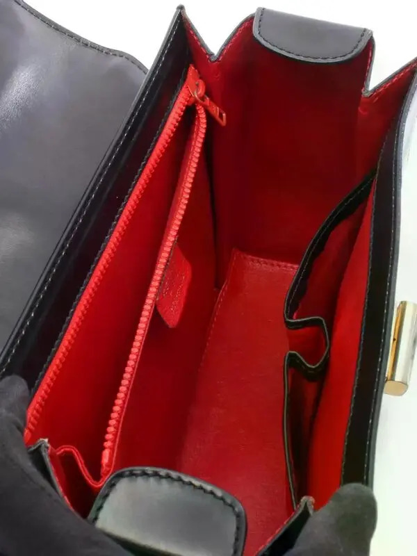 Celine 2000s Turn-lock Tote Bag - Black