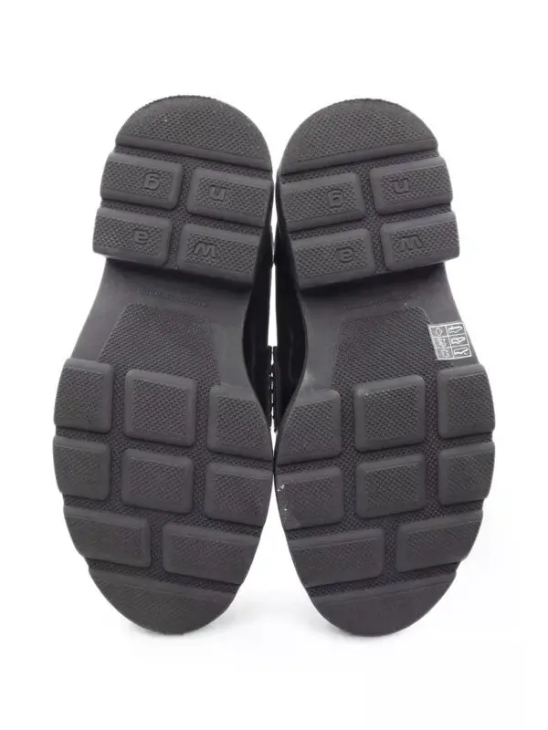 ALEXANDER WANG 2010s Metal Logo Platform Loafers