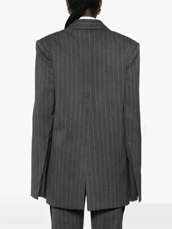 Sportmax Pinstripe-pattern Double-breasted Jacket