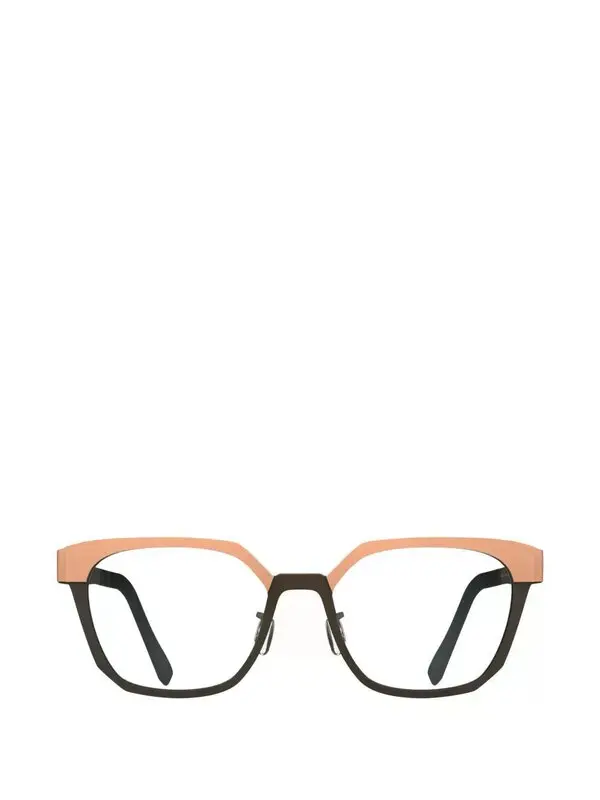 BLACKFIN Delray Geometric-frame Glasses - Brown