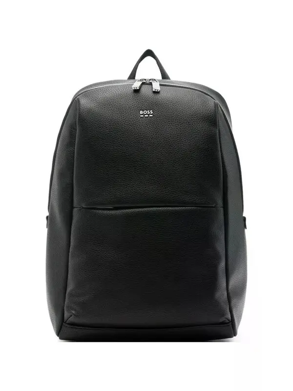 BOSS Pebbled Backpack - Black