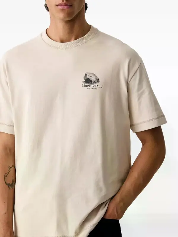 Marc O'polo Graphic-print Crew-neck T-shirt