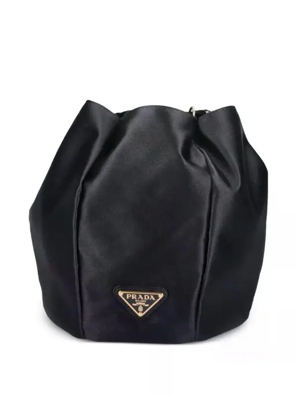 Prada Satin Mini Bucket Bag