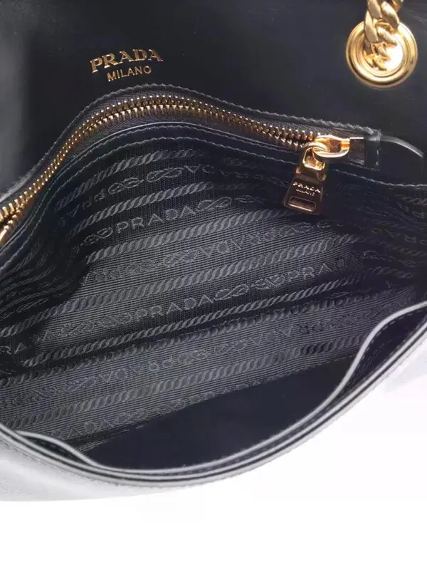 Prada 2010s Saffiano Chain Shoulder Bag