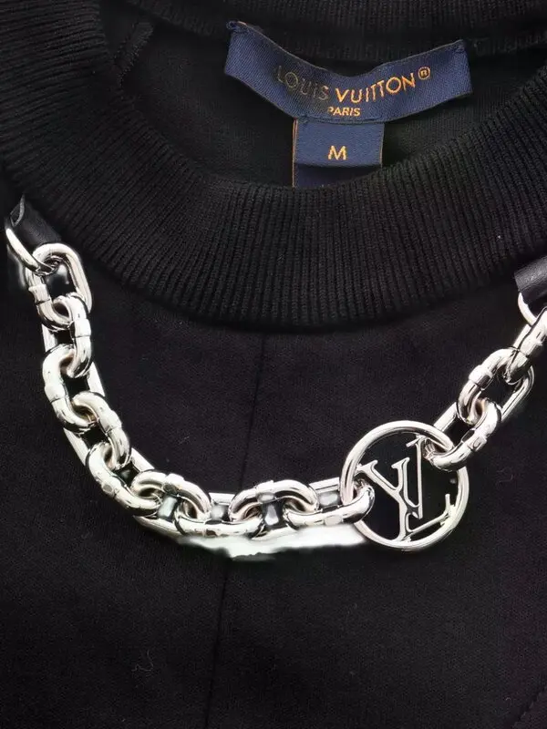 LOUIS VUITTON 2010s Neck Chain Midi Dress