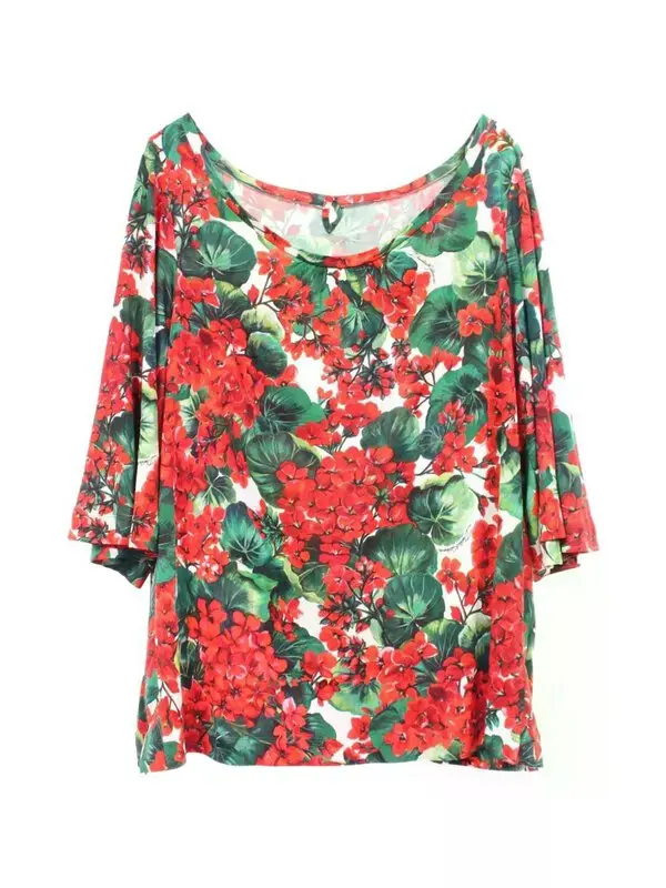 Dolce & Gabbana 2010s Floral-print Blouse