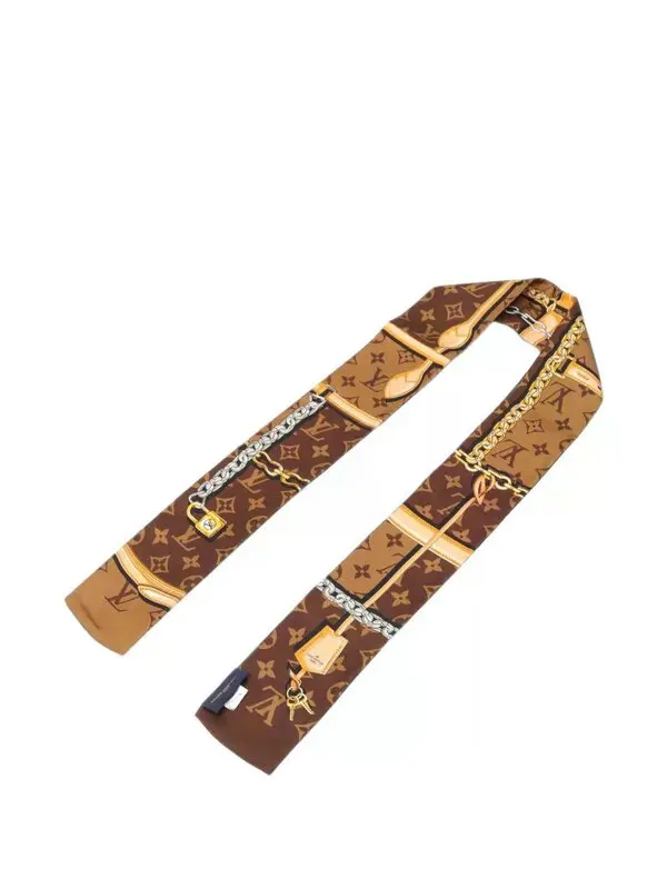 LOUIS VUITTON 2020 Confidential Bandeau Scarf - Brown