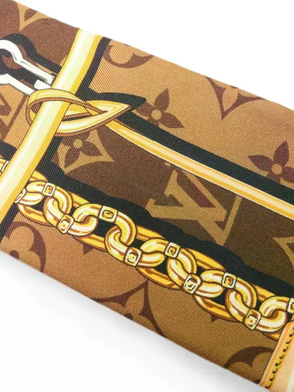 LOUIS VUITTON 2020 Confidential Bandeau Scarf - Brown