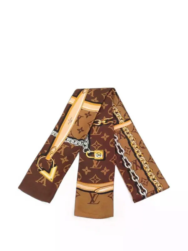 LOUIS VUITTON 2020 Confidential Bandeau Scarf - Brown